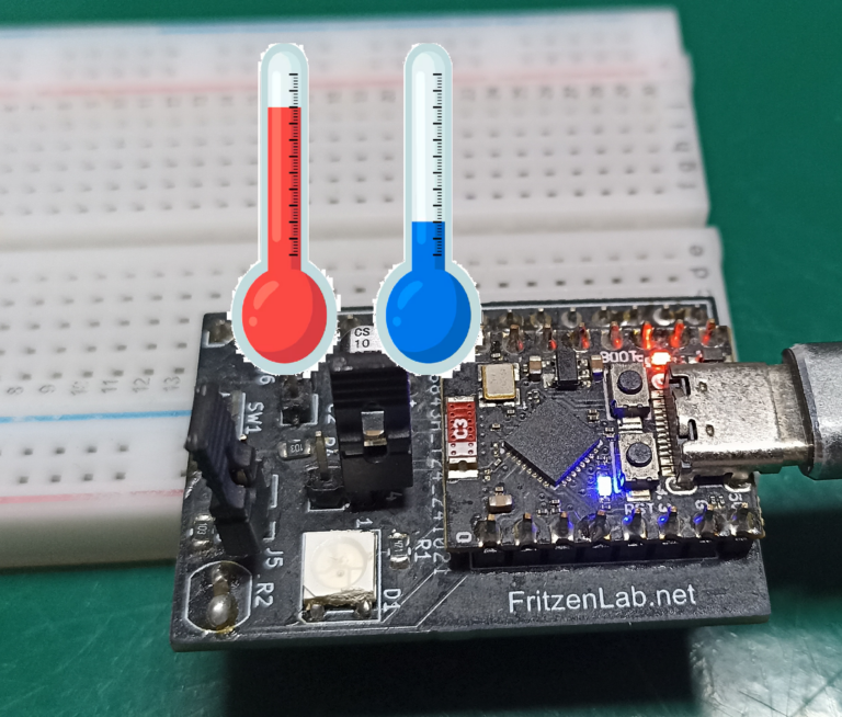 NTC thermistor temperature sensor Arduino - FritzenLab electronics